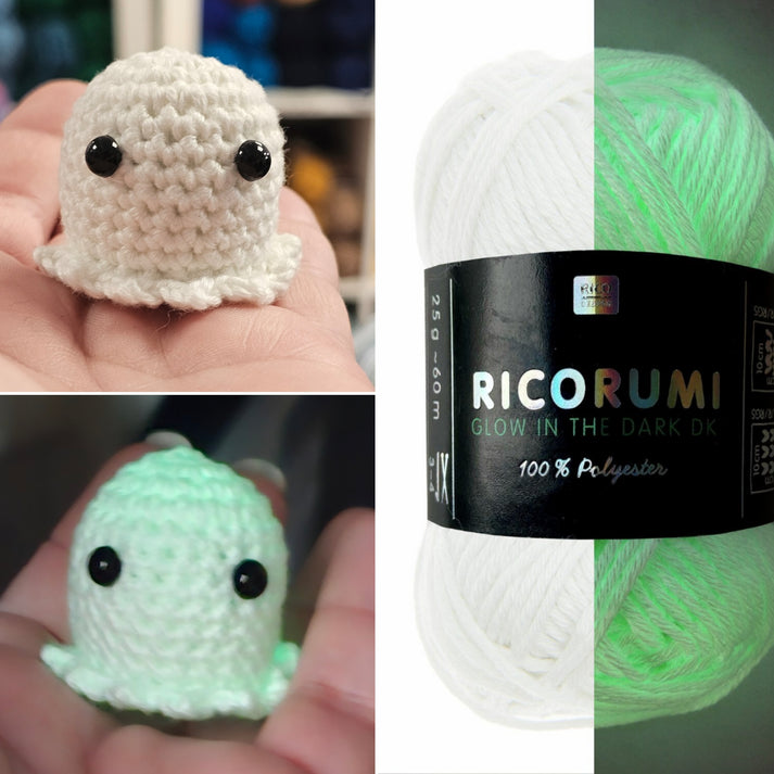 Glow In The Dark Ghost Crochet Pattern | No.3 Royston